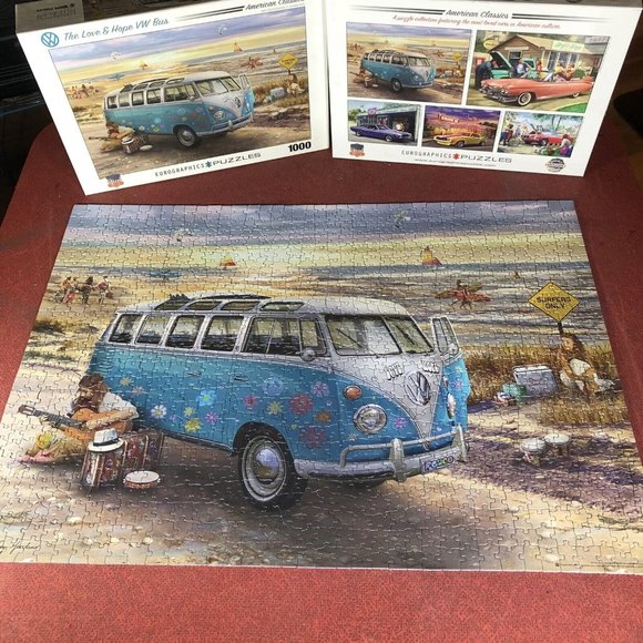 Eurographics | Toys | Jigsaw Puzzle 00 Pc The Love Hope Vw Bus 1963 ...